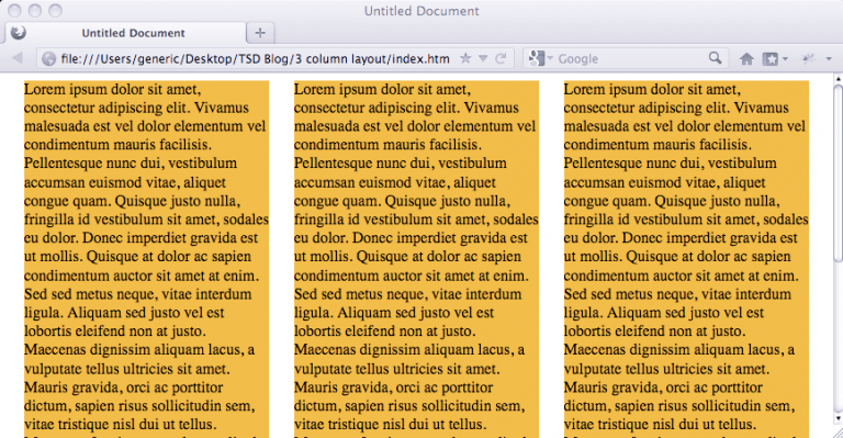 Beautiful, Dynamic 3 Column CSS Layout - Pittsburgh Branding and ...
